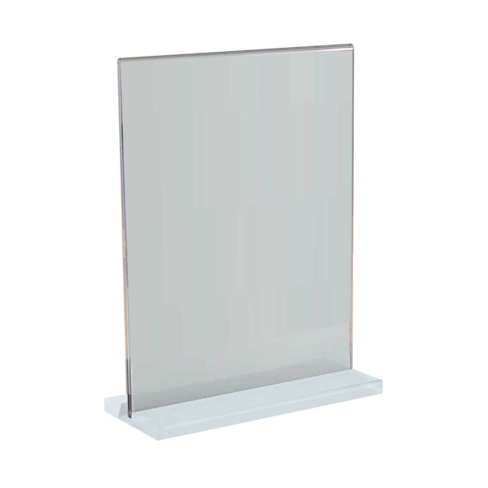 Acrylic Desk Sign Holders in Transparent | Promotional Gifts Suppliers